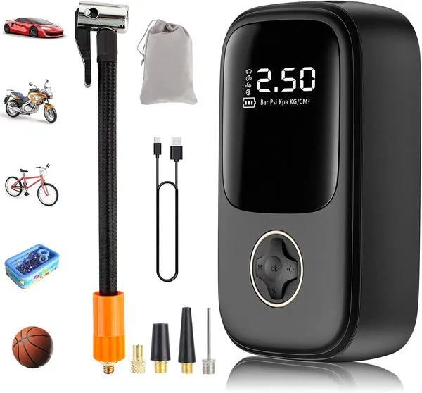 Mini Wireless Portable Car Air Compressor – Auto Crafte